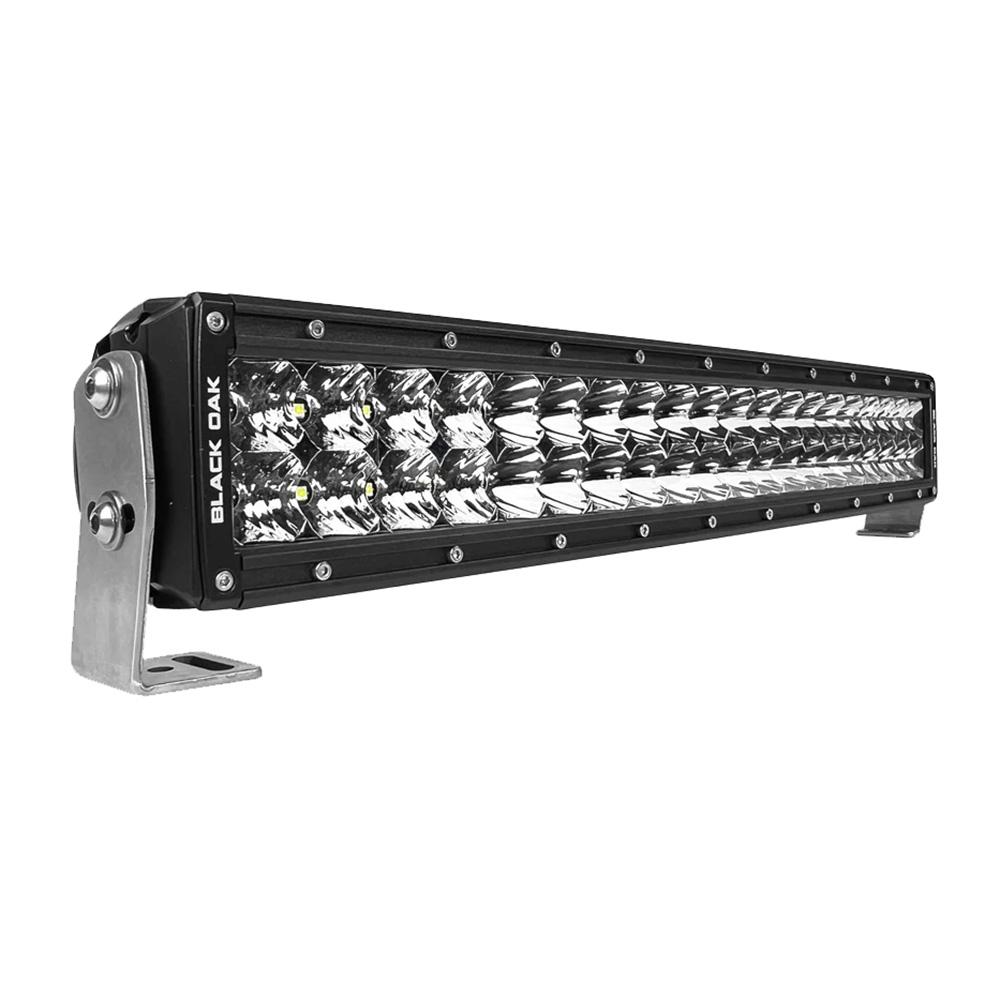 Black Oak Pro Series 3.0 Curved Double Row Combo 20" Light Bar - Black | CWR Wholesale Distribution