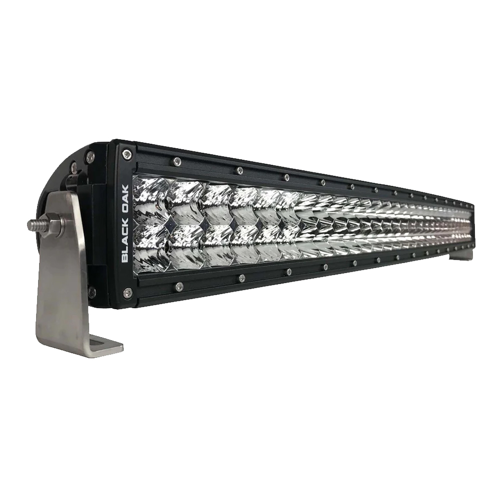 Black Oak Pro Series Curved Double Row Combo 30" Light Bar - Black ...