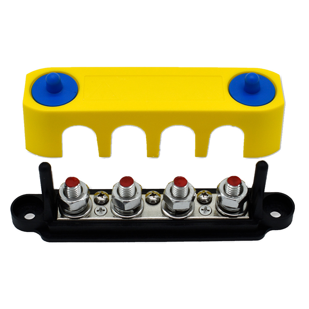 Bluewater Common Stud 4 Gang Positive Terminal Busbar w/Cover | CWR ...