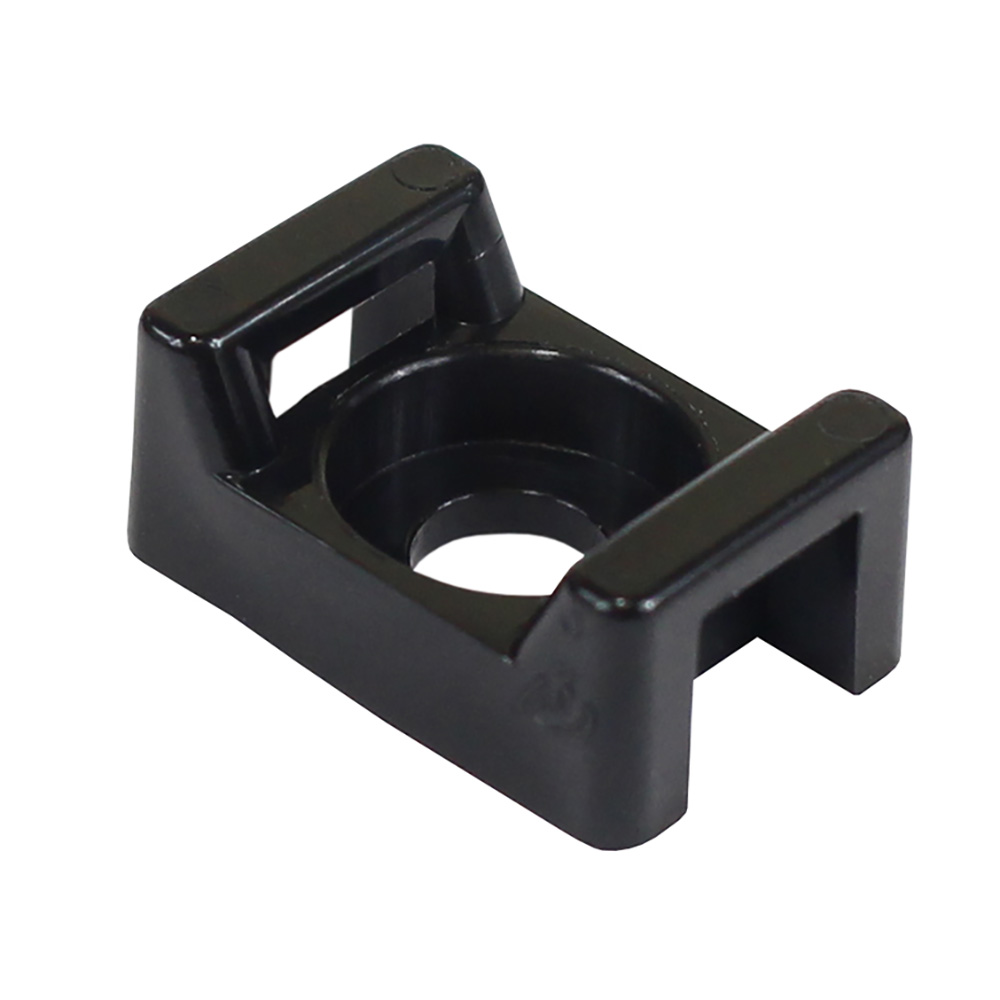 Pacer Screw Down Cable Tie Mount - #8 Screw Mount Method - Black - 100 ...