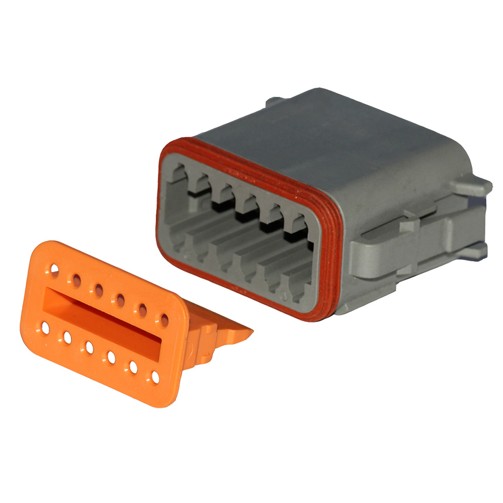 Pacer Deutsch DT Plug & Wedge Lock Kit - 12 Position - 5 Pack | CWR ...