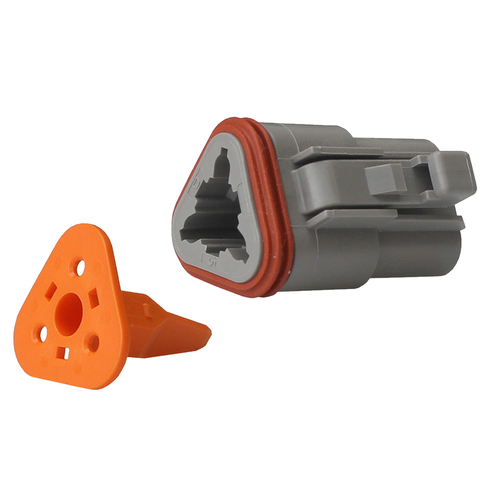 Pacer Deutsch DT Plug & Wedge Lock Kit - 3 Position - 10 Pack | CWR Wholesale Distribution