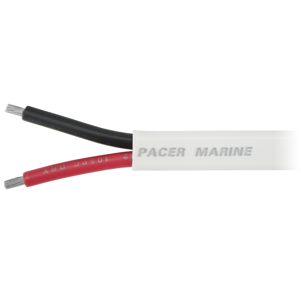 Pacer 12/2 AWG Duplex Cable - Flat Cable - Red/Black - 100' | CWR ...