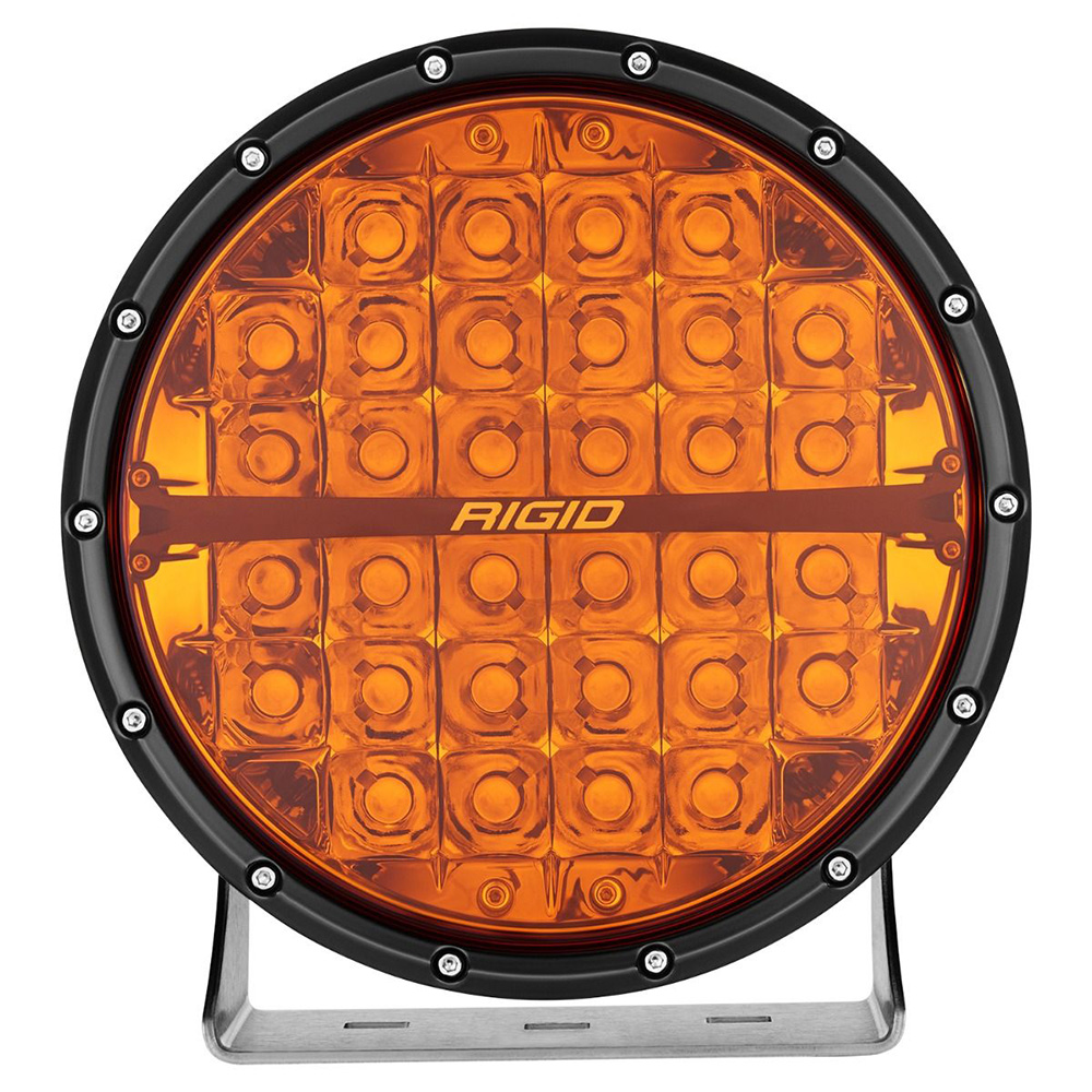 RIGID Industries 360-Series Amber Pro 9" Offroad Spot Beam w/Amber ...