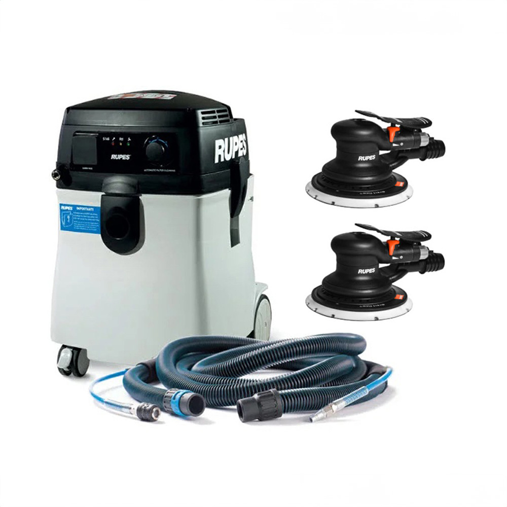 RUPES S245 Portable Vacuum Long Hose Kit w/(1) RH356A & (1) RH359A ...