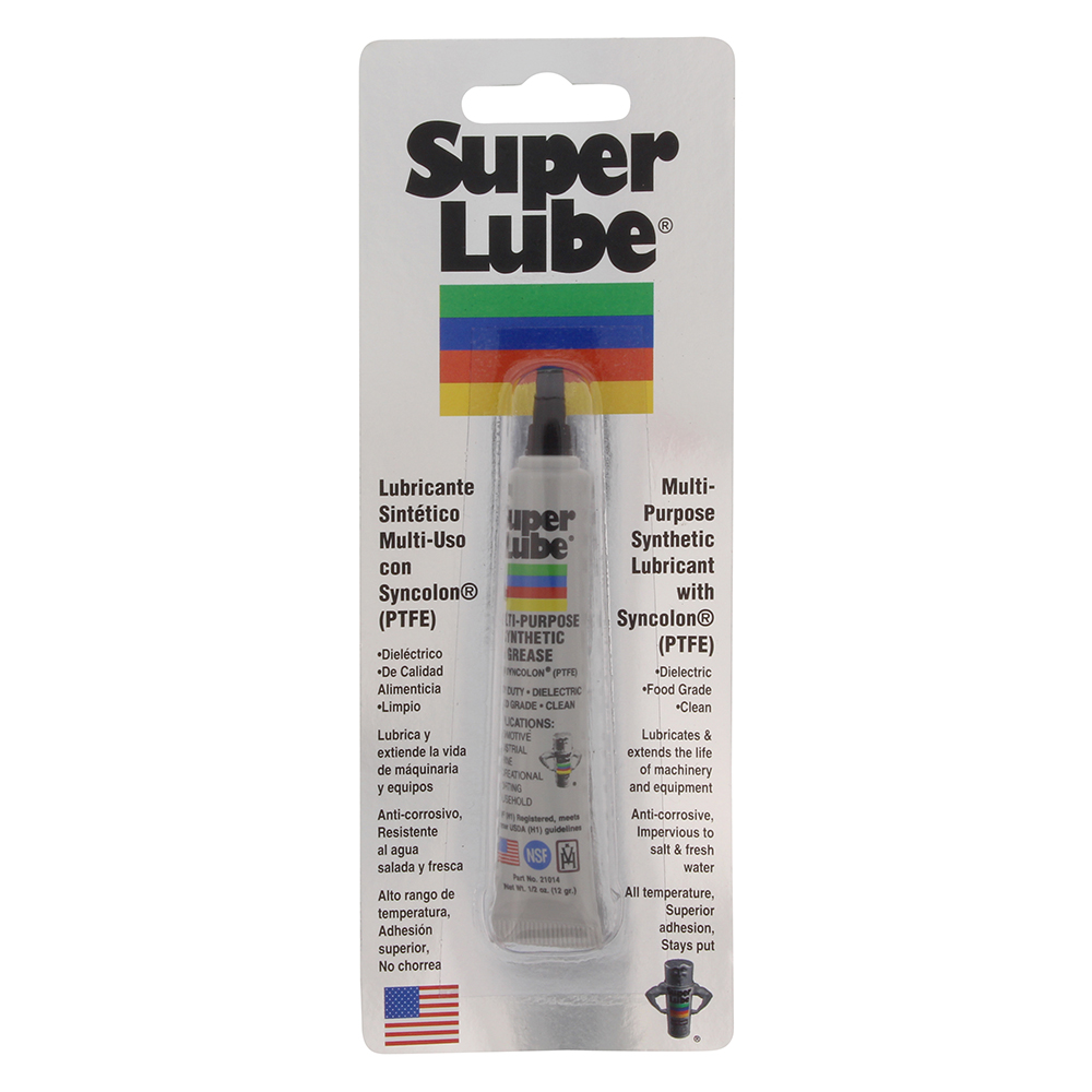 Super Lube Multi-Purpose Synthetic Grease w/Syncolon® (PTFE) - .5oz ...