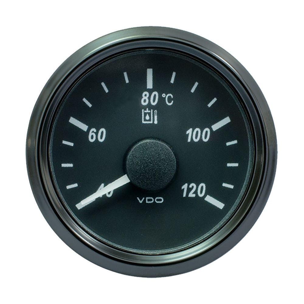 VDO SingleViu 52mm (2-1/16") Hydraulic Oil Temp. Gauge - 120°C - 291-22 ...